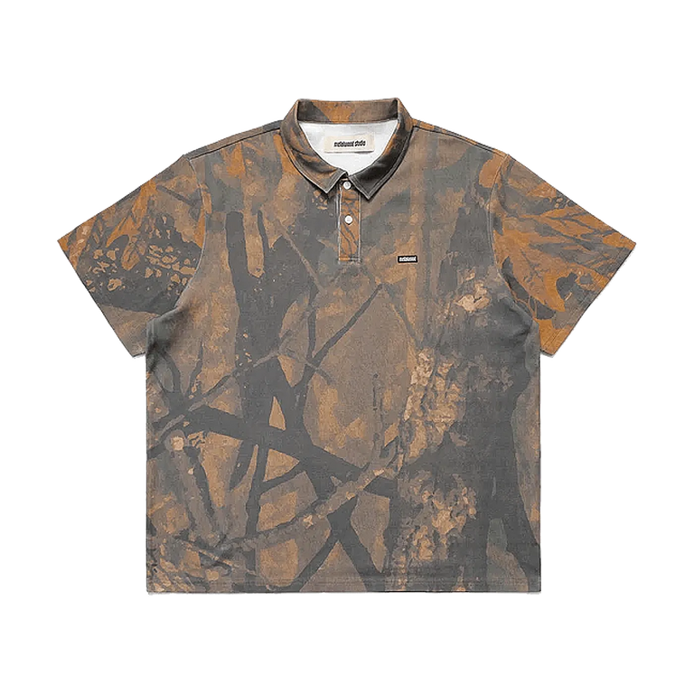 Metalwood Mini Logo Polo Camo – ARROW & BEAST